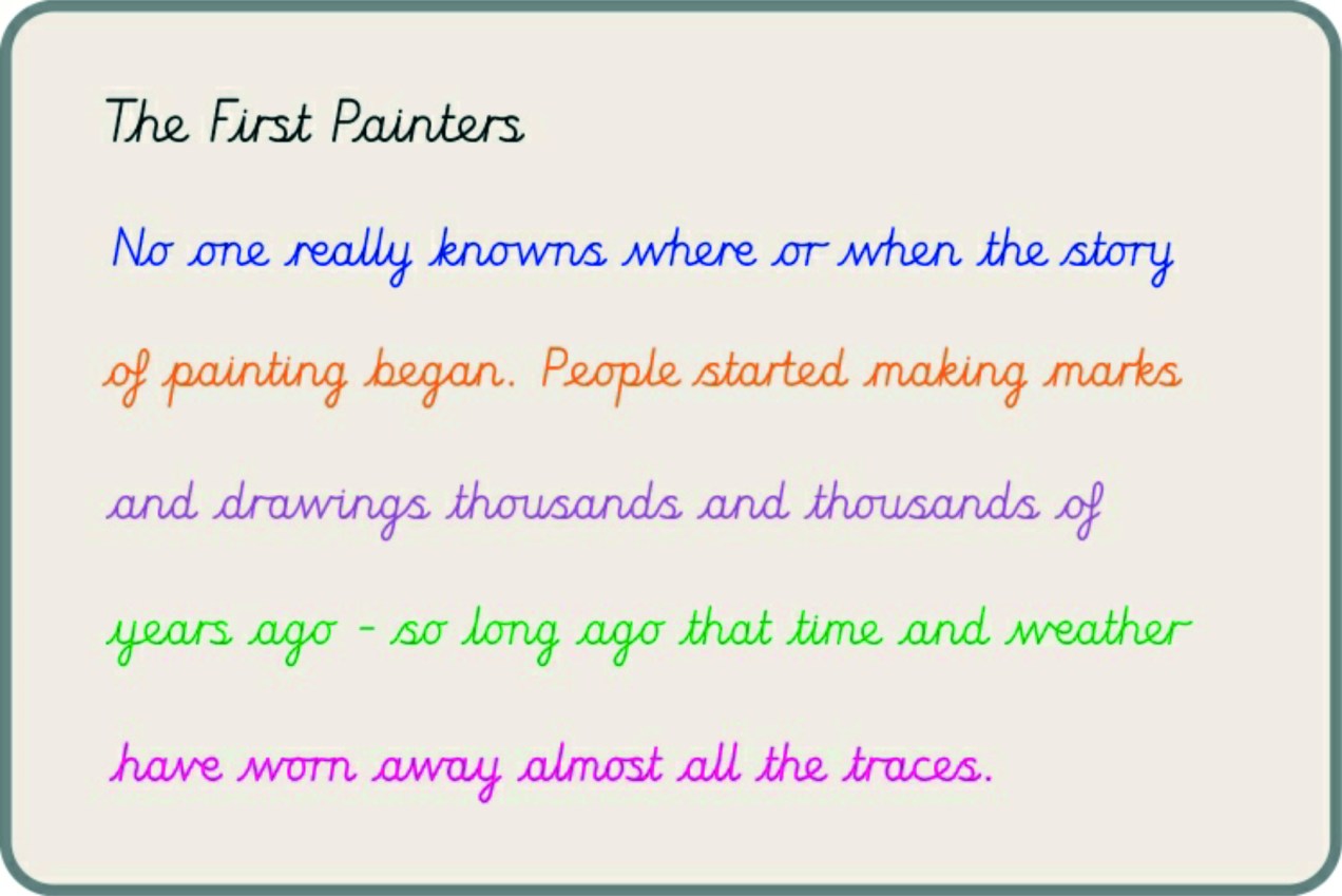 The teaching of handwriting