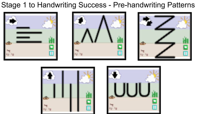 Stage 1 to #Handwriting Success – Pre-handwriting Patterns